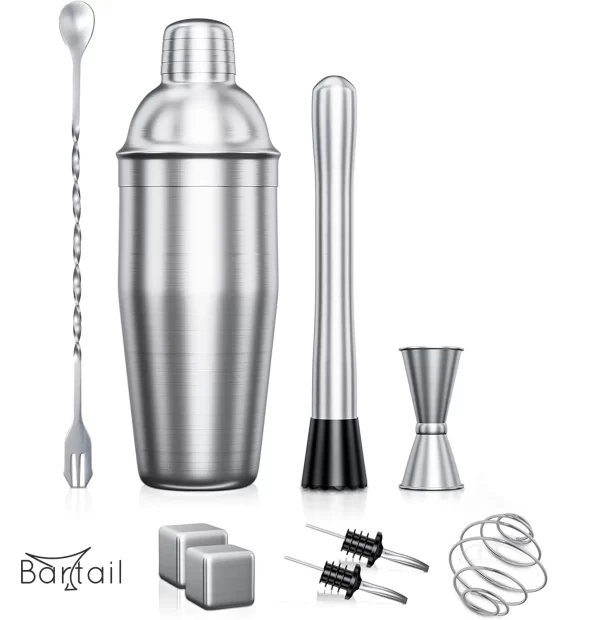 kit coctelera de 10 piezas | kit básico para bartender | Bartail ...